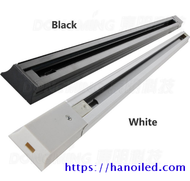Thanh ray đèn rọi 1m 1,5m 2m màu đèn, màu trắng | Máng trượt đèn rọi